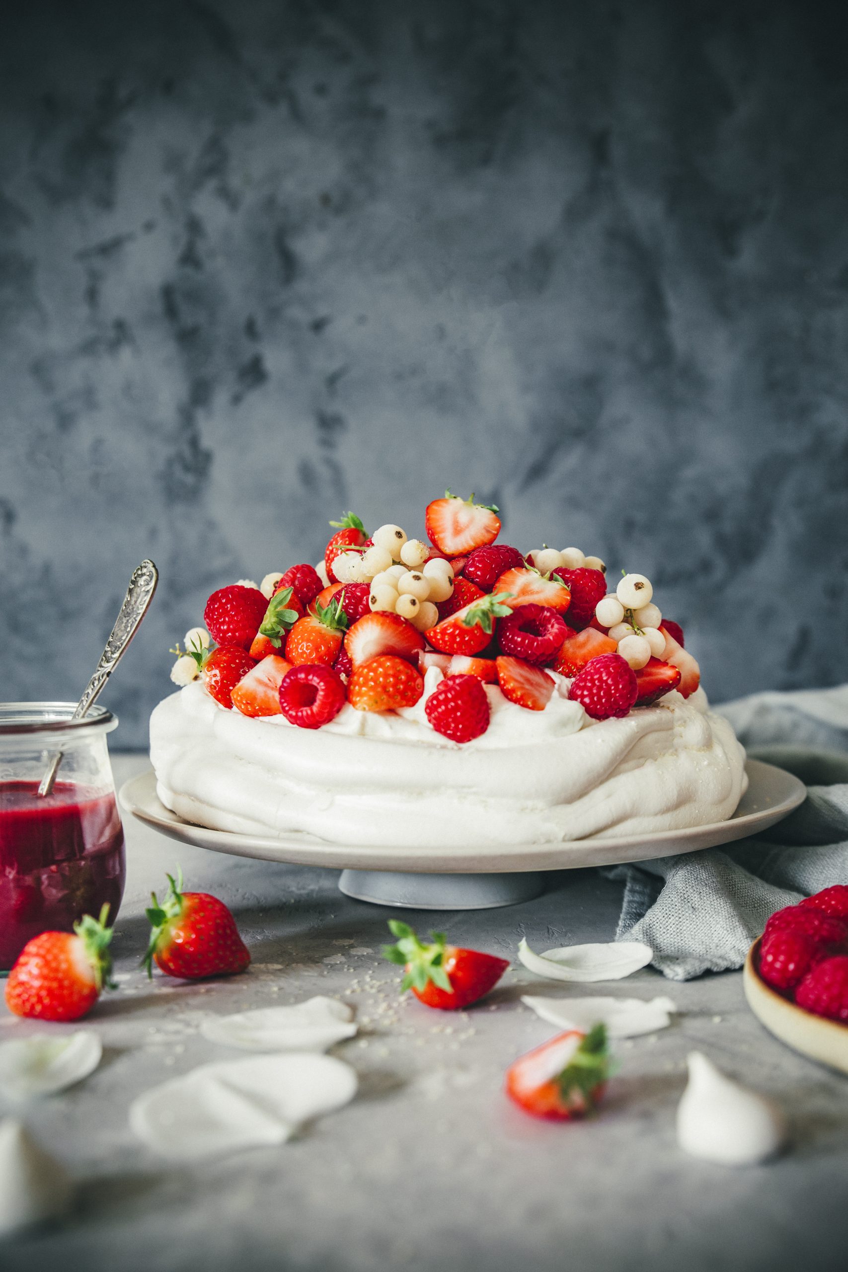 Recette pavlova aux fruits rouges, chantilly
