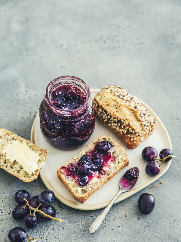 Recette confiture de raisin aux figues