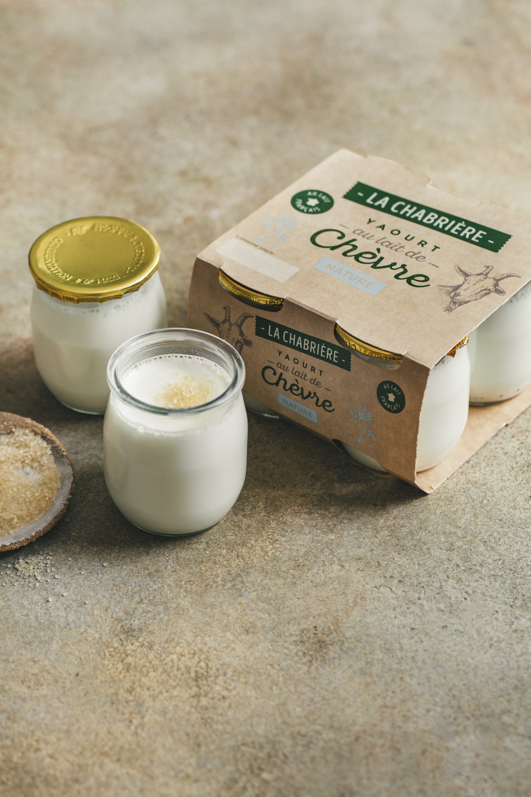 Yaourt nature au lait de chèvre