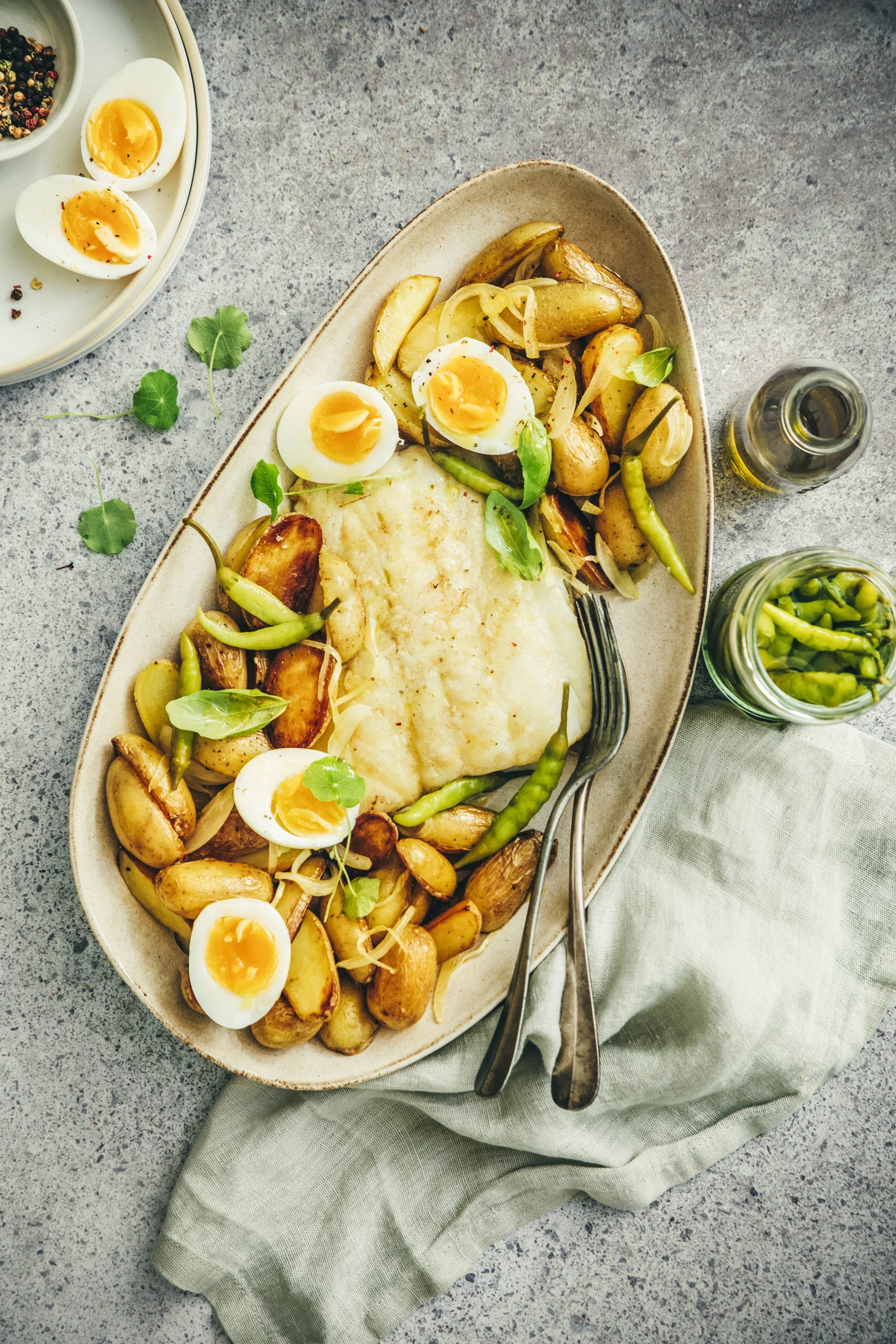 Recette morue à la portugaise