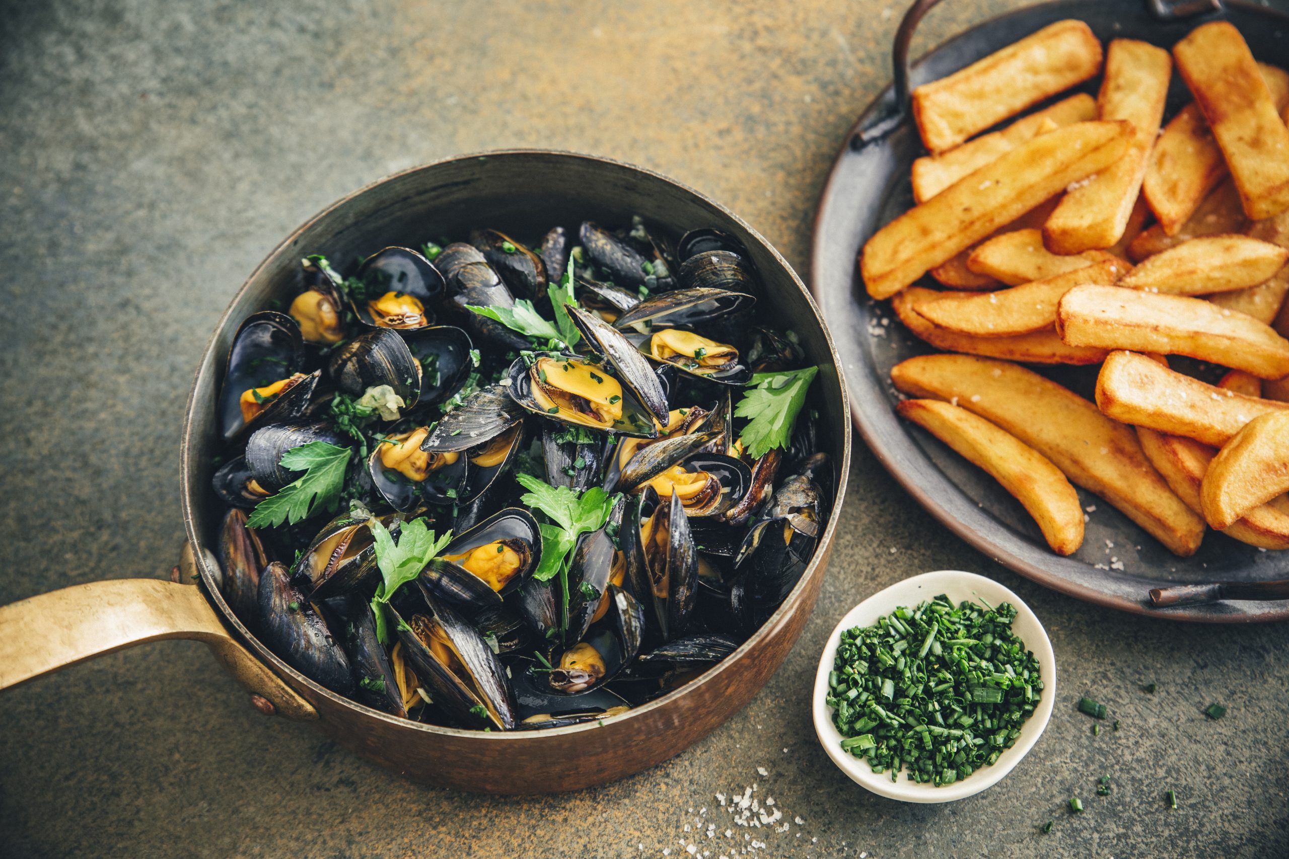 moules de bouchot de la plaine sur mer