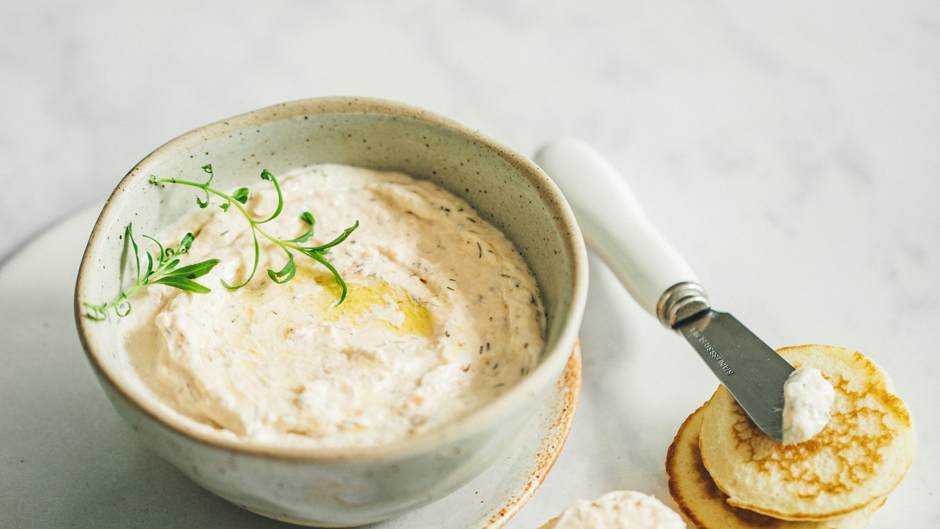 Fromage frais au saumon