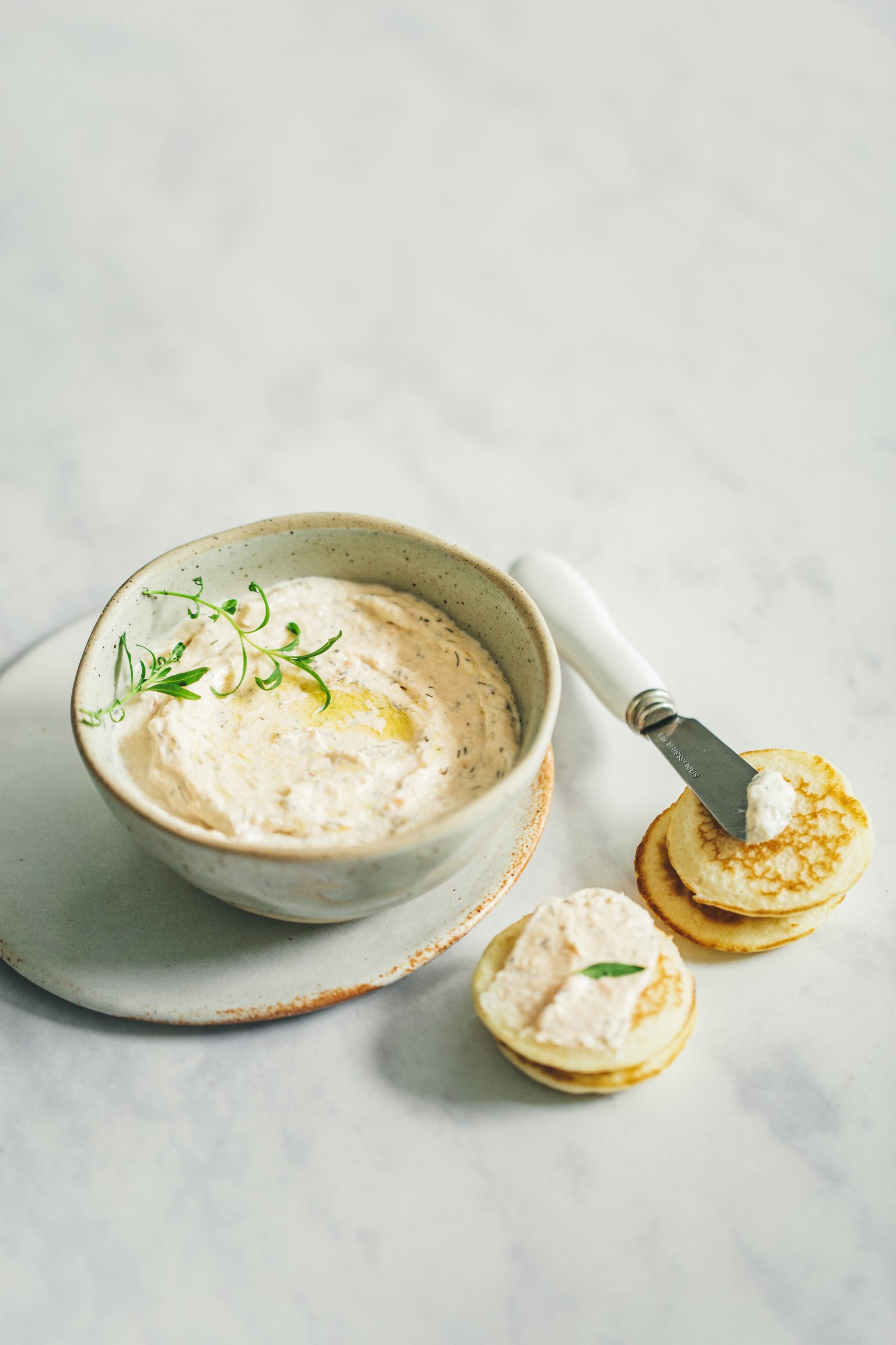 Fromage frais au saumon