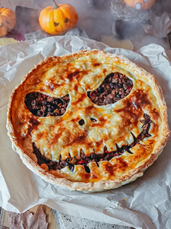 Recette la tourte d'halloween