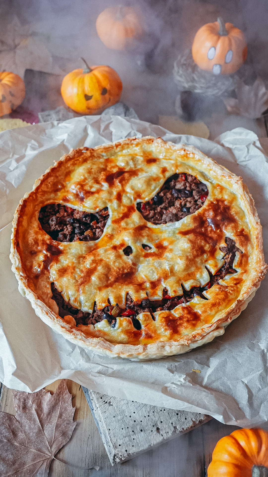 Recette la tourte d'halloween