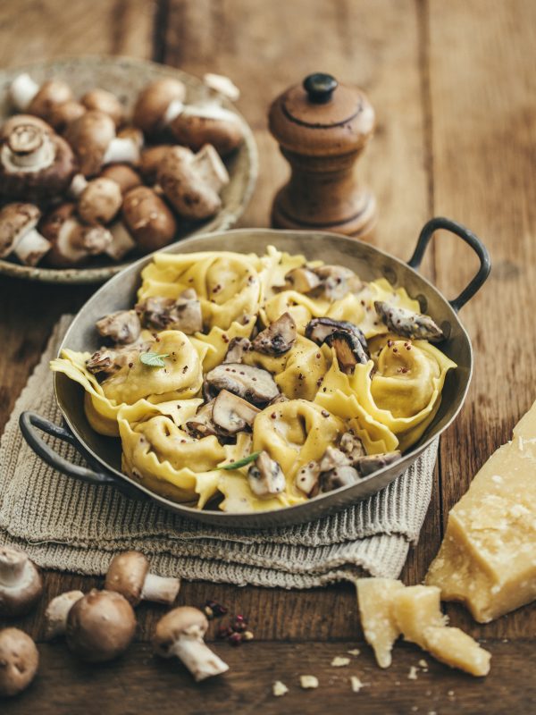 Recette cappellacci cèpes et fromage asiago AOP