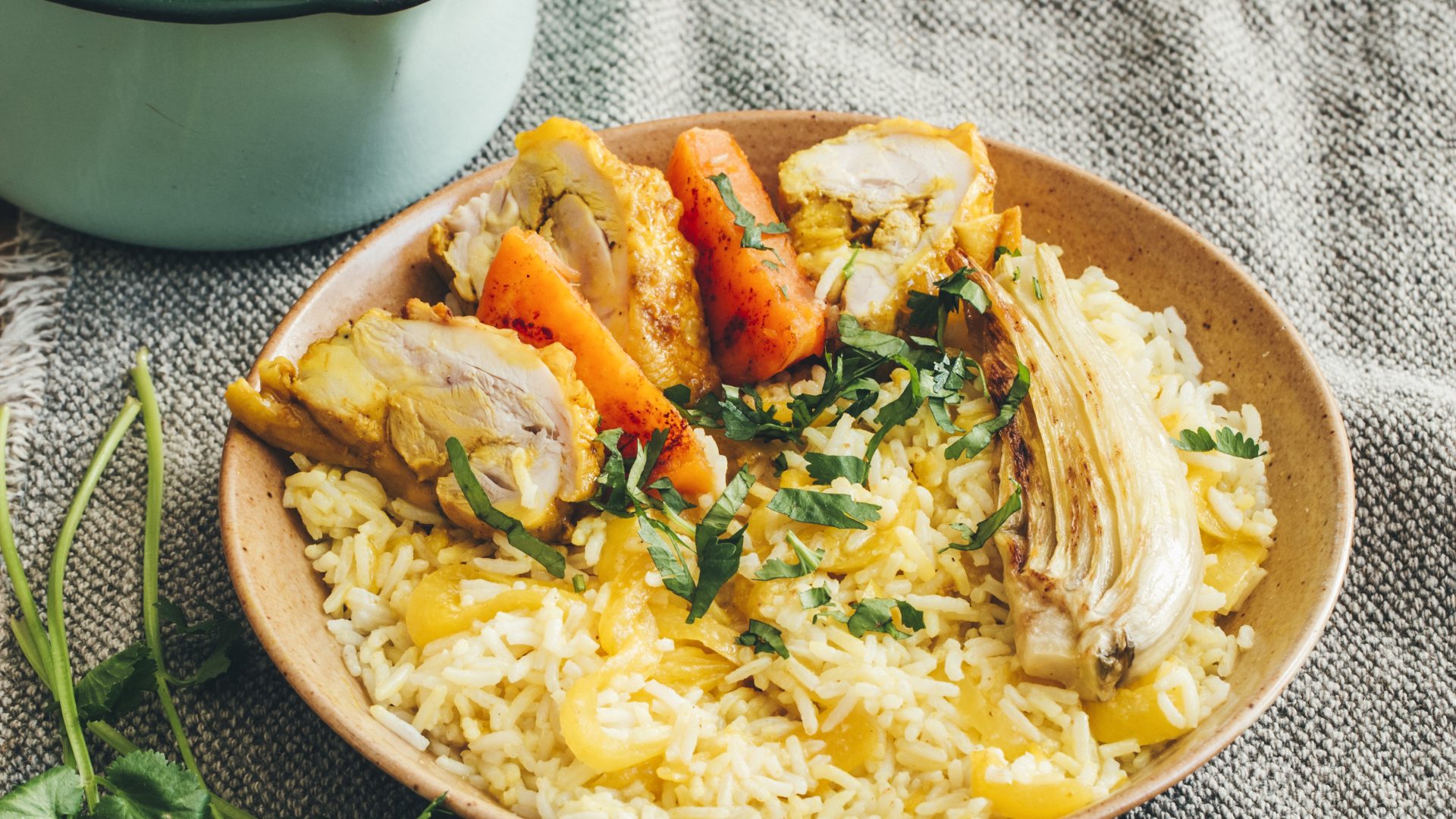 yassa au poulet & riz