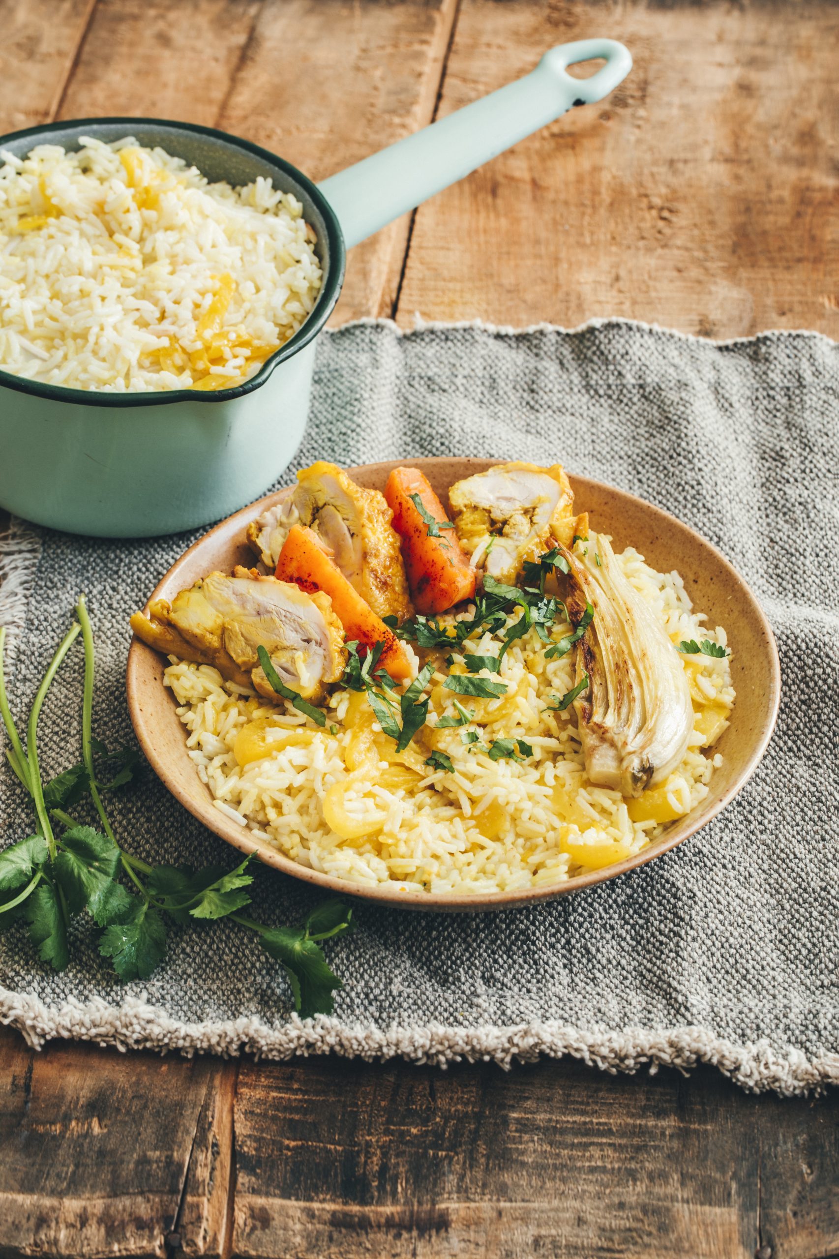 yassa au poulet & riz