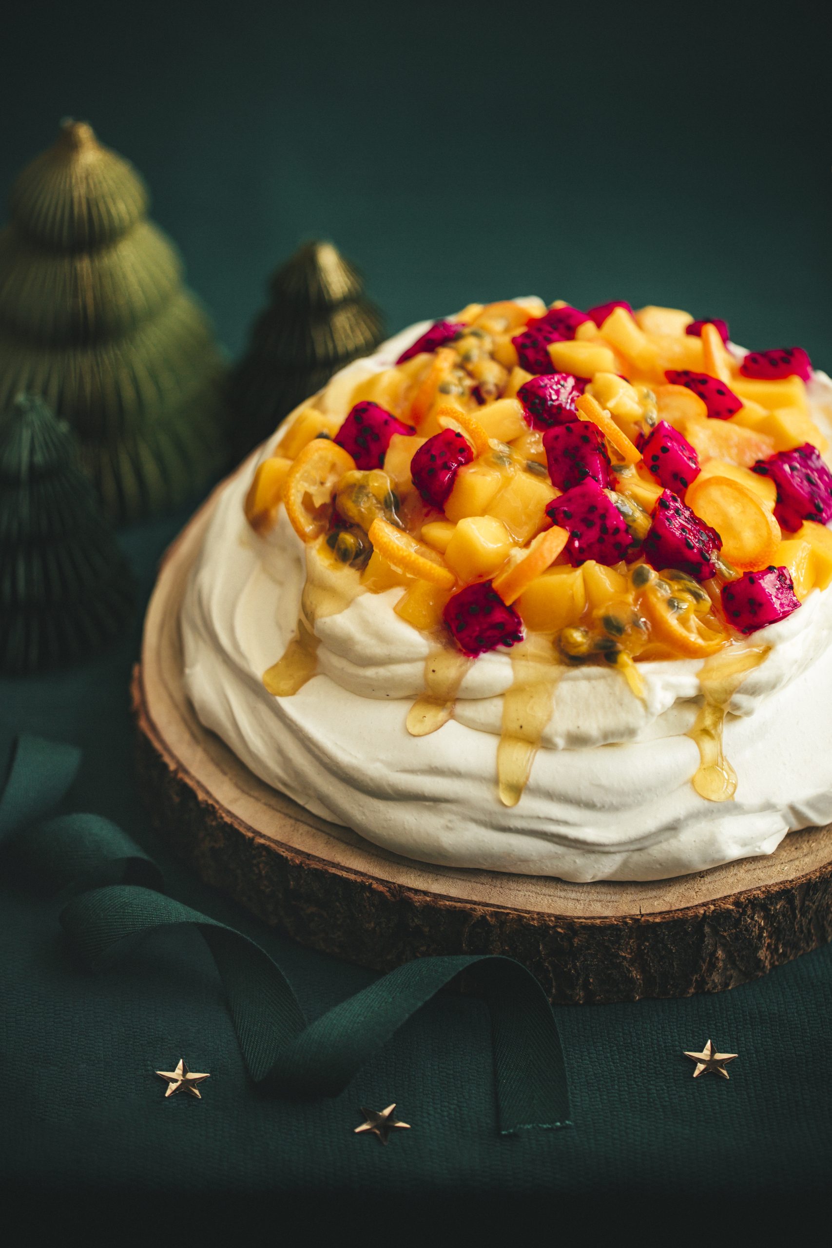 pavlova aux fruits exotiques - fresh.