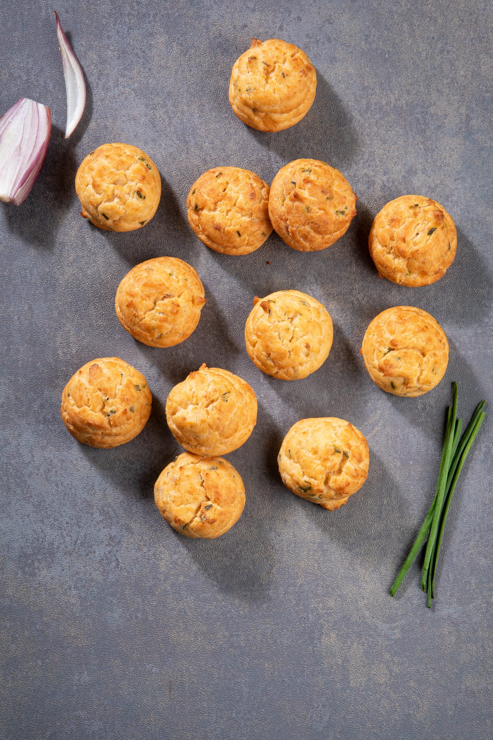 mini gougères saumon