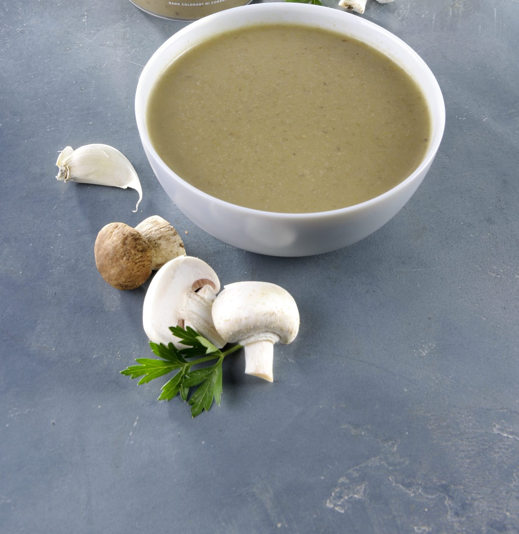 soupe aux champignons. - fresh.