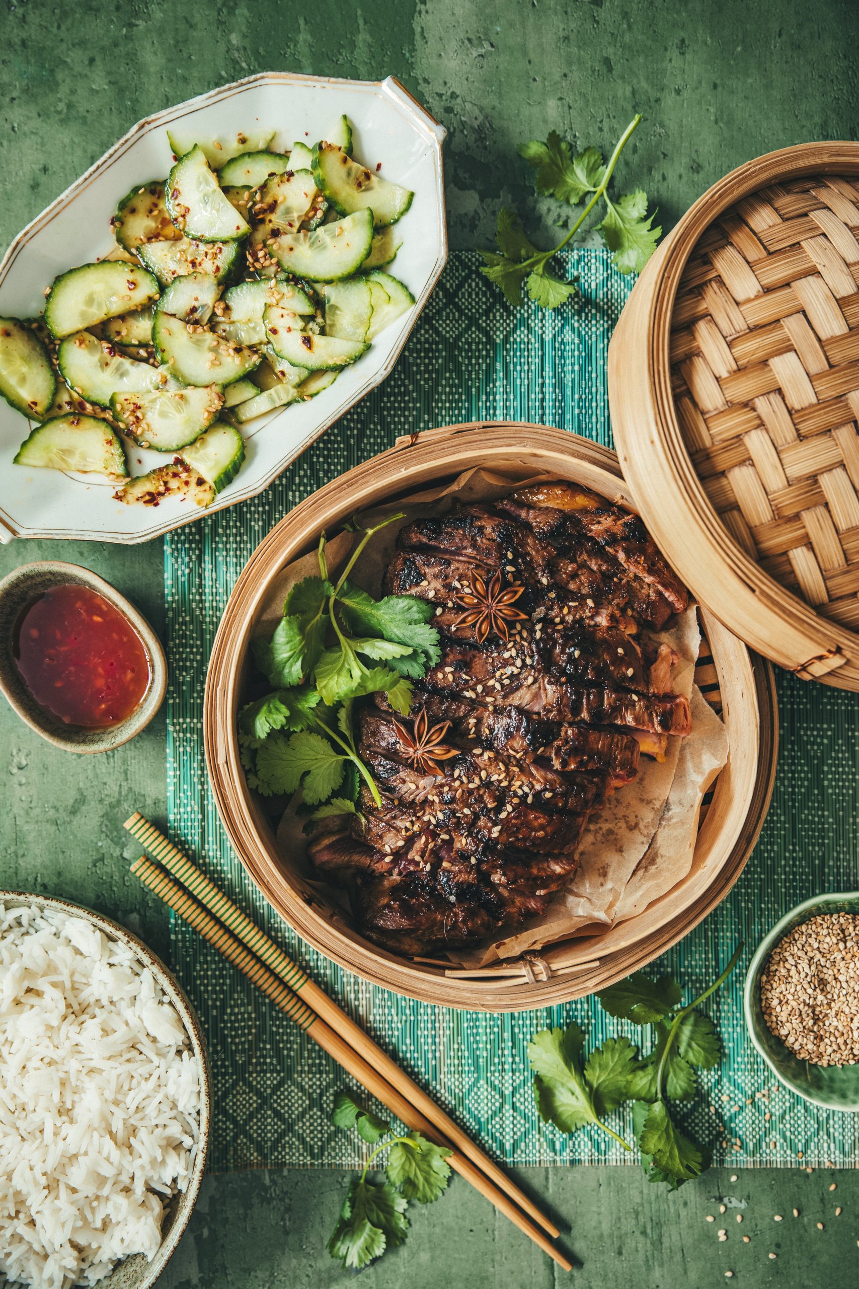 Recette Filet de canard laqué au miel et au gingembre