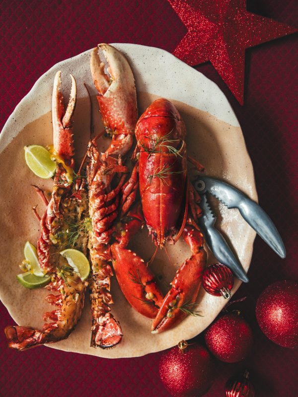 Recette homard grillé, sauce aux fruits de la passion.